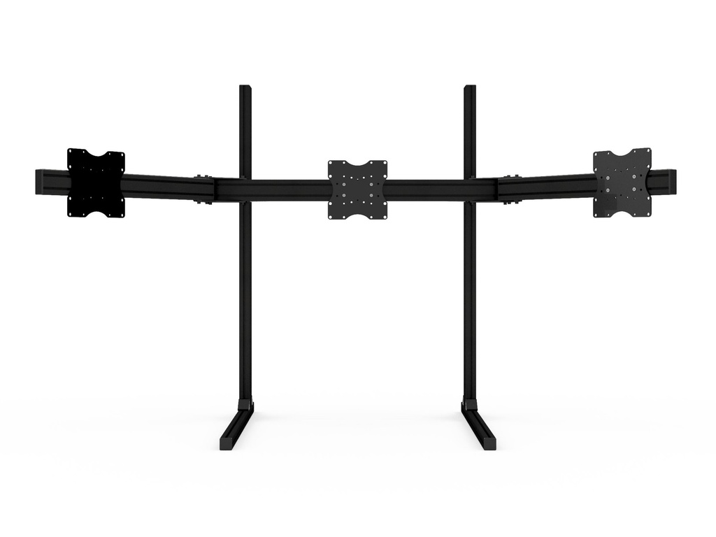 Triple Screen Stand (up to 3x 43" screens) - Rush Racing Esports