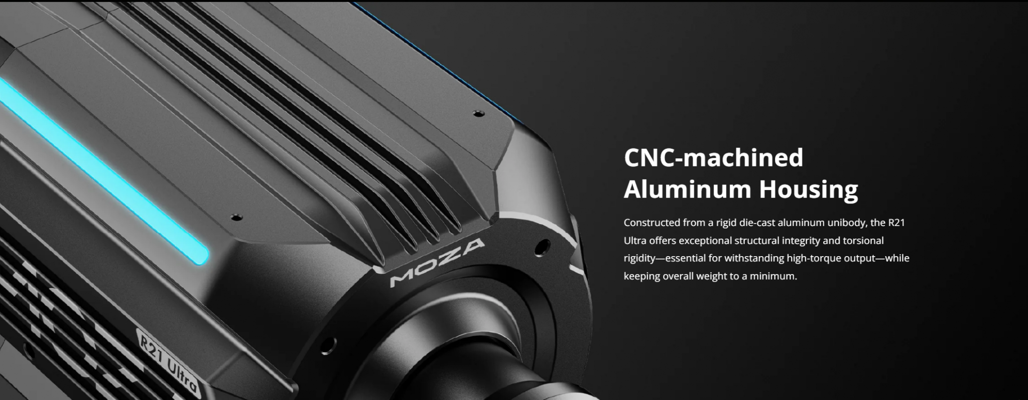 Moza R21 Ultra DD Wheel Base - Rush Racing Esports