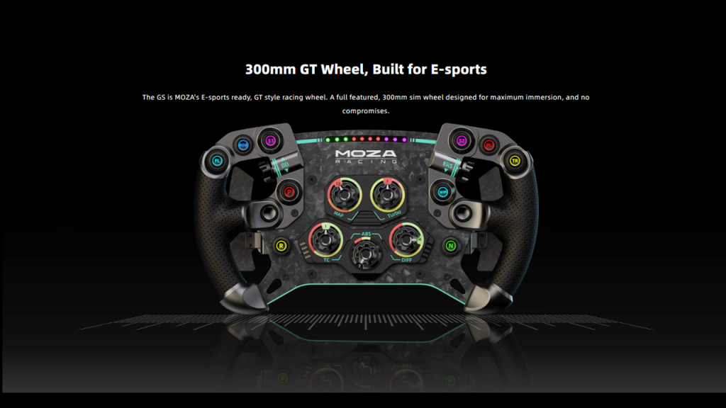 MOZA GS V2P GT Wheel - Rush Racing Esports