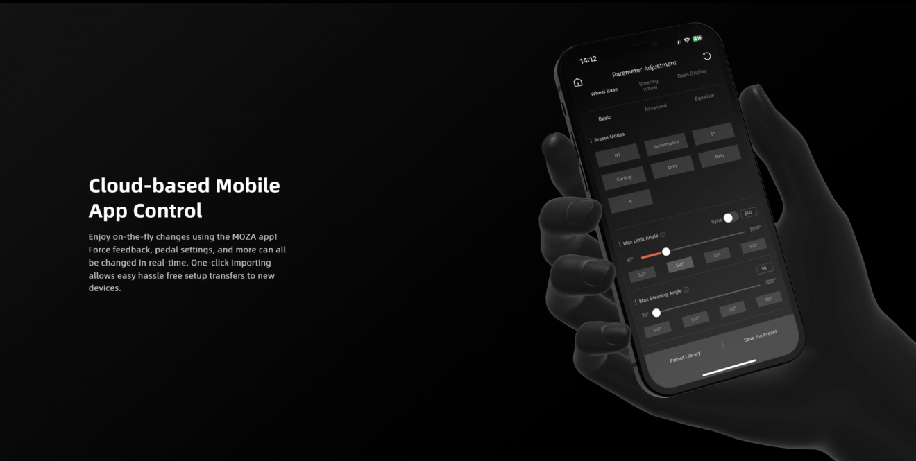 Moza R12 V2 Wheel Base - Rush Racing Esports