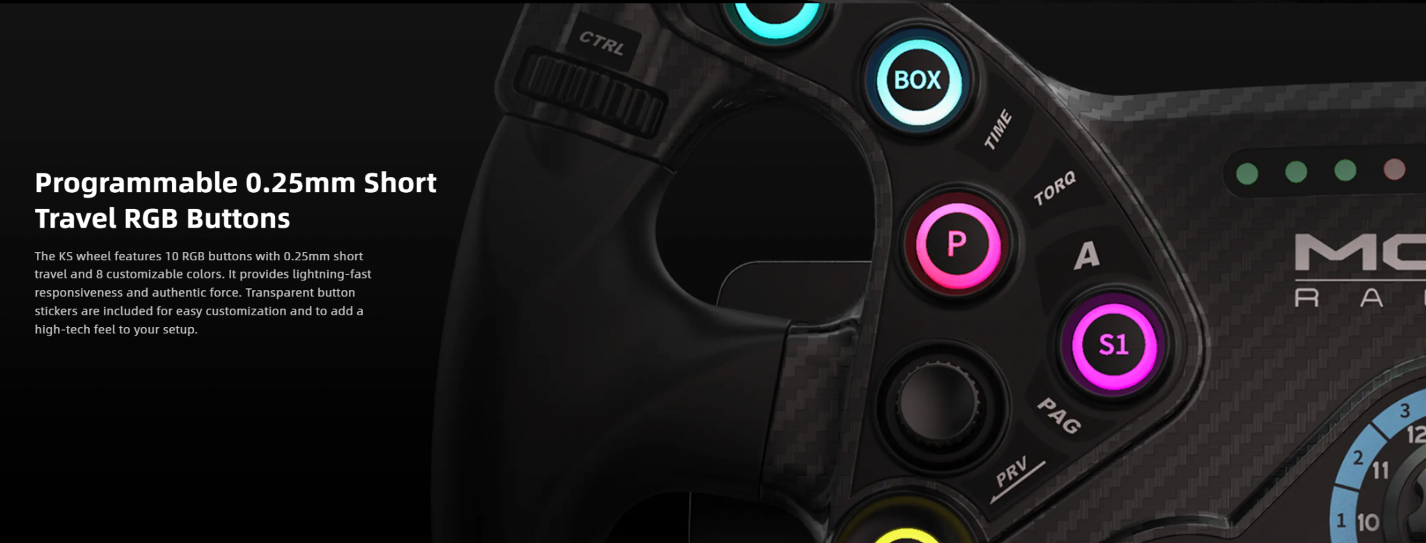 Moza KS Steering Wheel - Rush Racing Esports