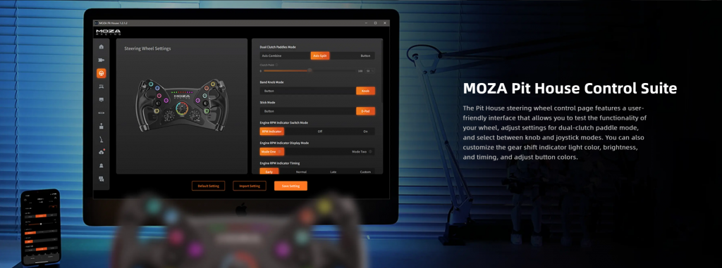 Moza KS Steering Wheel - Rush Racing Esports