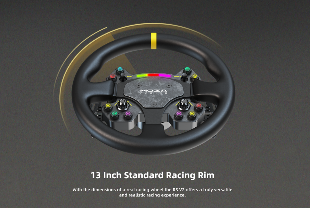 Moza RS V2 Steering Wheel - Rush Racing Esports